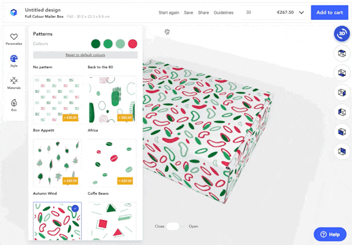 Free Online Box Design Software | Download your Design | Packhelp