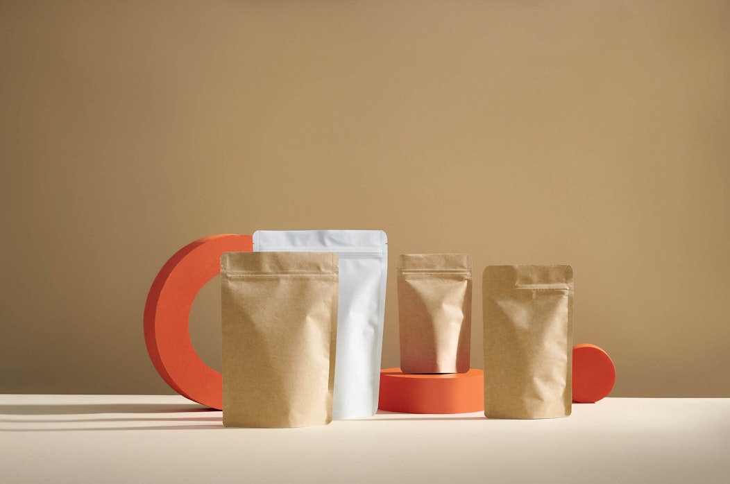 Stand Up Pouch with Label