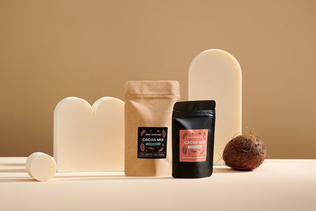 Stand Up Pouch with Label