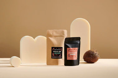 Stand Up Pouch with Label