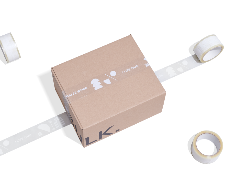 Custom packaging tape